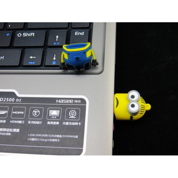 მეხსიერების ბარათი Minions 8GB Disk USB Flash Drive Dave | allmarket.ge