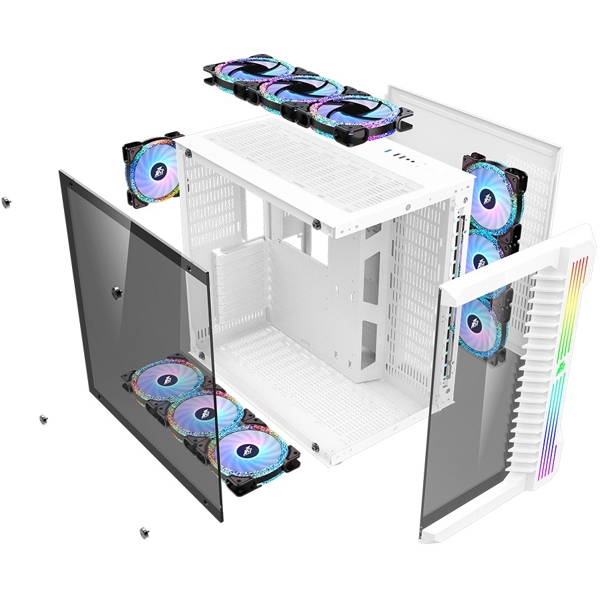 ქეისი 1STPlayer SP9, Computer Case, M-ATX, ATX, E-ATX, 1xUSB 3.0 Type A ...