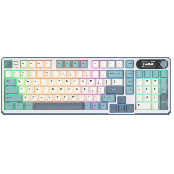 კლავიატურა Royal Kludge RKS98 RGB Mechanical Keyboard, Chartreuse ...