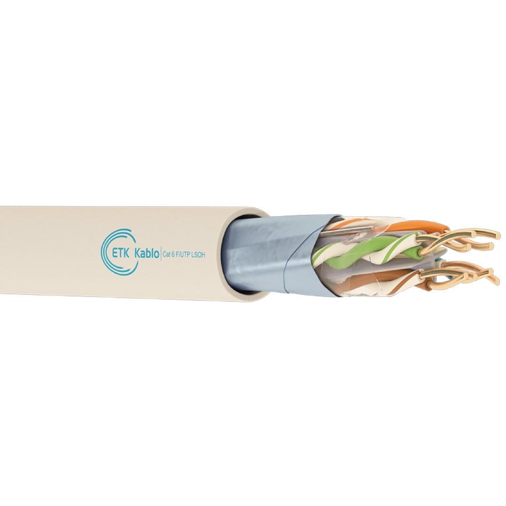 ქსელის კაბელი Etk kablo Cat 6 F/UTP 4x2x23 AWG LSOH-305M, 305m, Lan ...