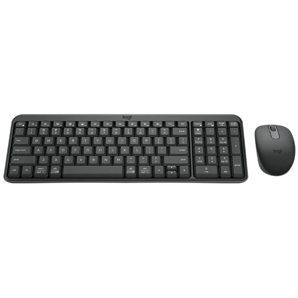 Wired Keyboard and Mouse Combo Logitech L920-013853 MK250, Wireless ...