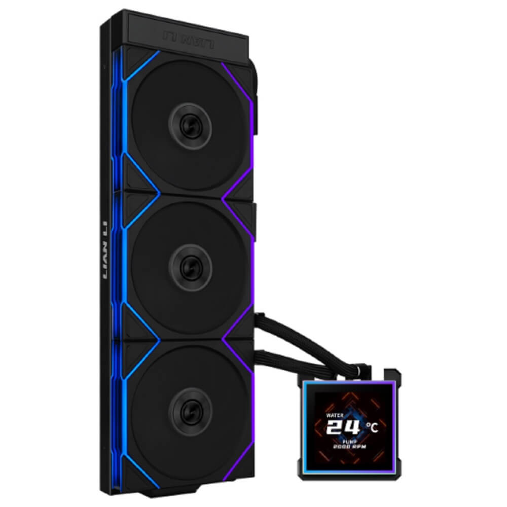 თხევადი გაგრილება LIAN LI G89.GHS2LCDS36TB.00 HydroShift II LCD-S 360TB ...